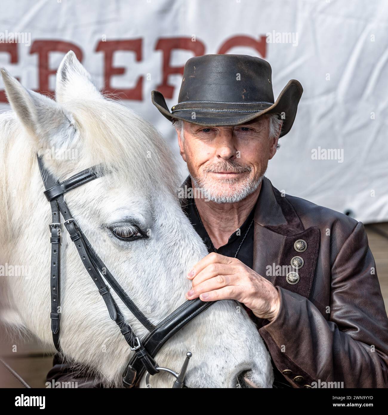 Bad Segeberg, Germany. 01st Mar, 2024. The actor Nick Wilder presents ...
