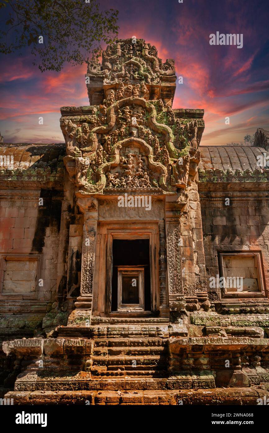 The Thommanon Temple in Angkor complex, Siem Reap province, Cambodia ...