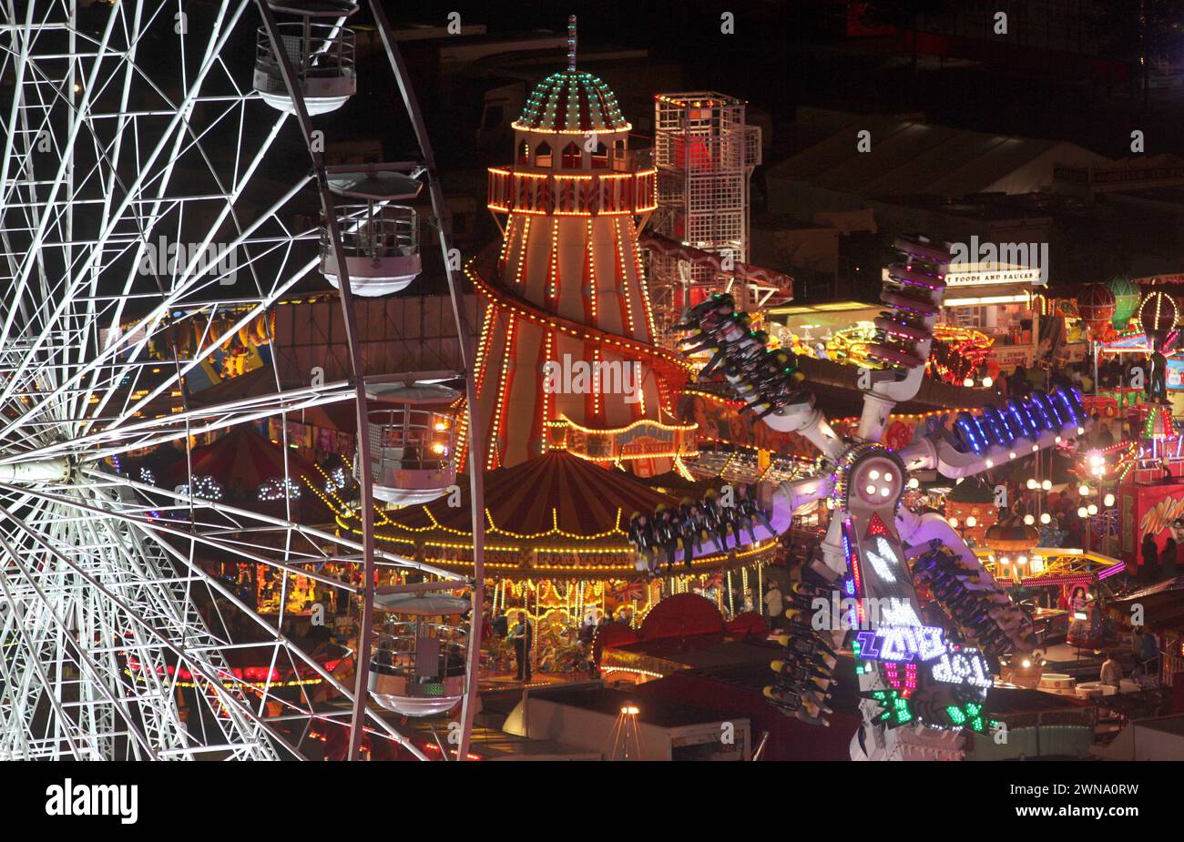 03/10/12 The Nottingham Goose Fair - one of Europe's largest travelling ...