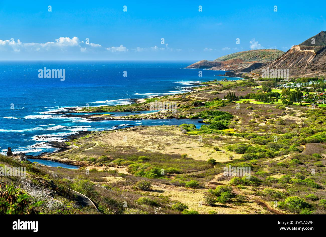 Kaiwi State Scenic Shoreline on Oahu island in Hawaii, United States ...