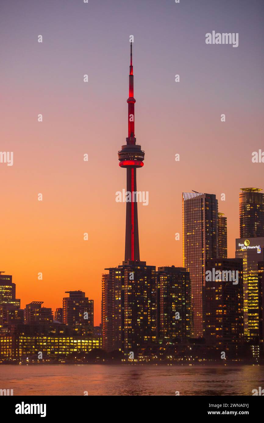CN TOWER Towers buildings Toronto Canada Stock Photo - Alamy