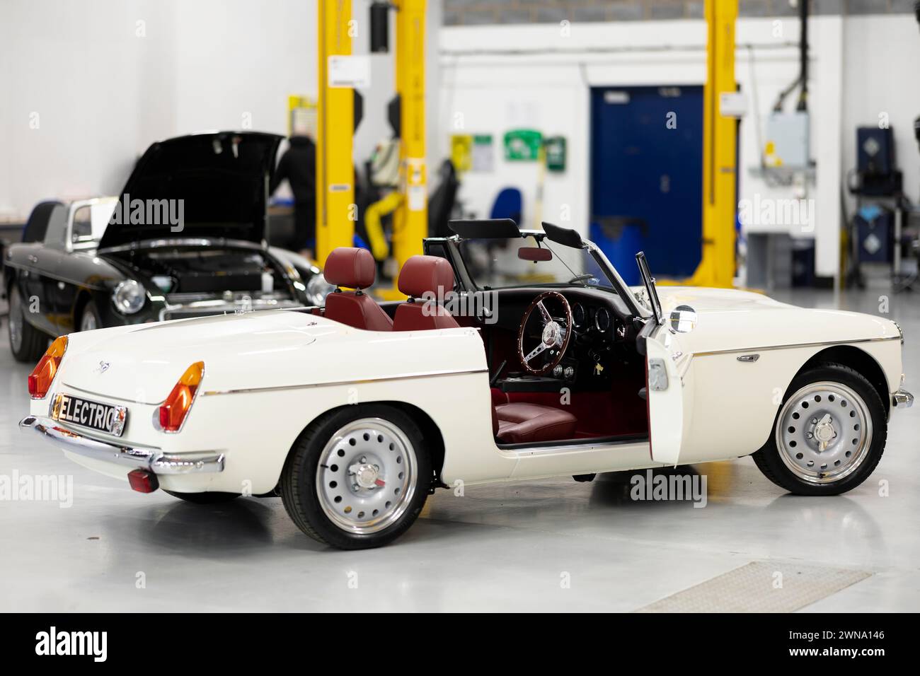 File Photo Electric RBW Roadster. The battery powered classic car is ...