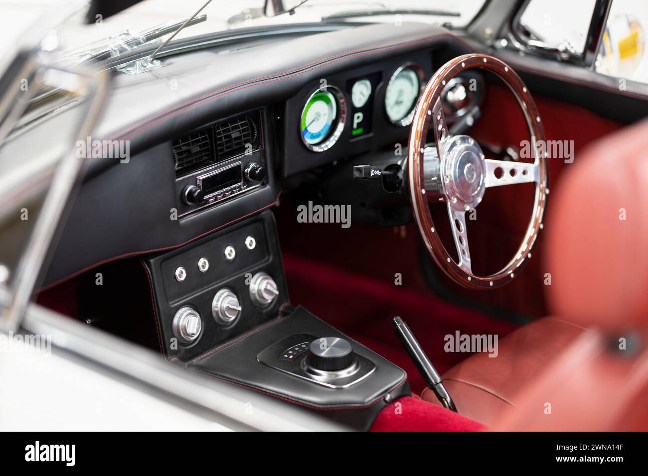 File Photo Electric RBW Roadster. The battery powered classic car is ...