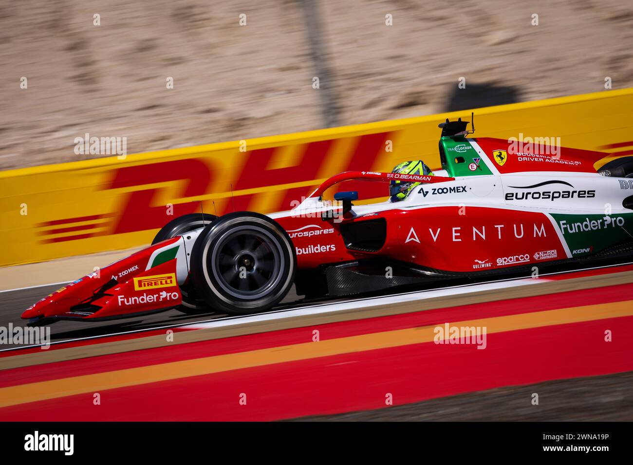 03 BEARMAN Oliver (gbr), Prema Racing, Dallara F2 2024, action during ...