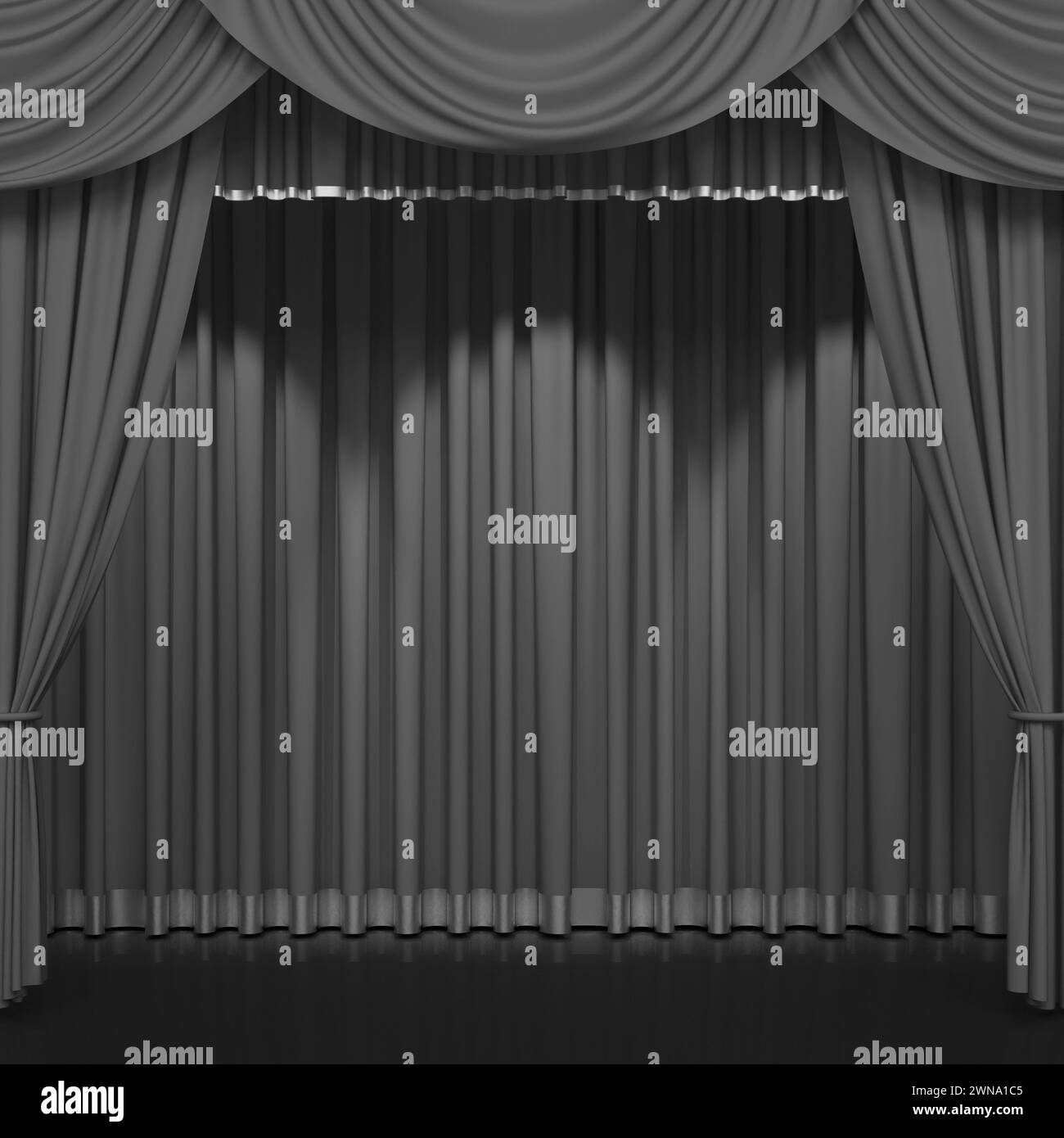 Room windows light curtains Black and White Stock Photos & Images - Alamy