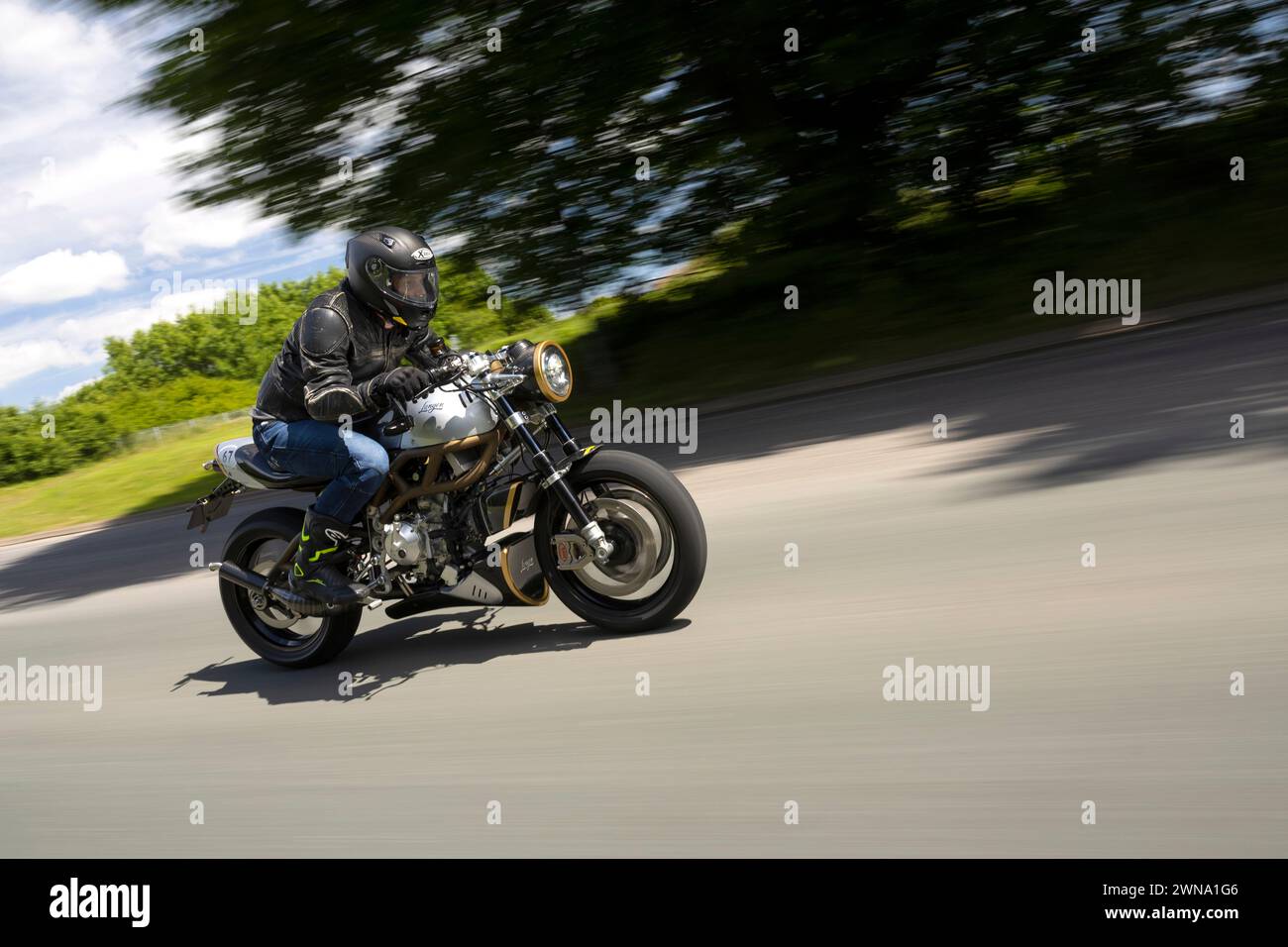 21/06/22 Langen Motorcycles founder, Christofer Ratcliffe (38), test ...