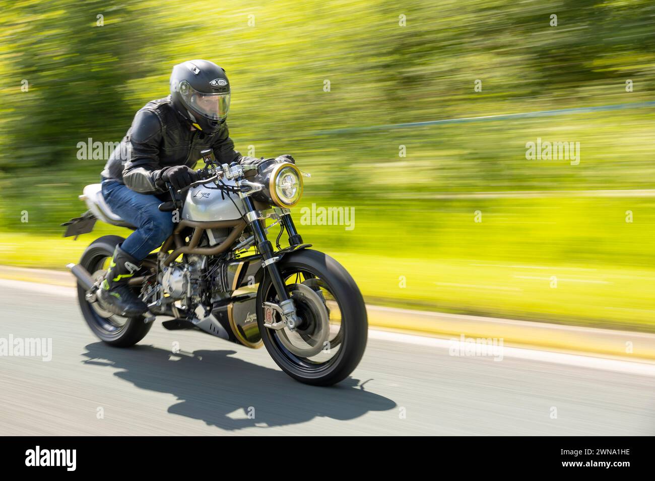 21/06/22 Langen Motorcycles founder, Christofer Ratcliffe (38), test ...