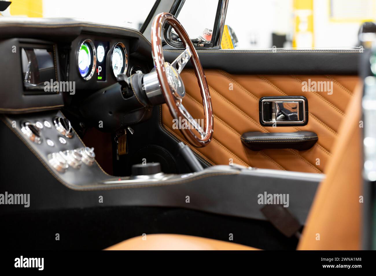 File Photo Electric RBW Roadster. The battery powered classic car is ...