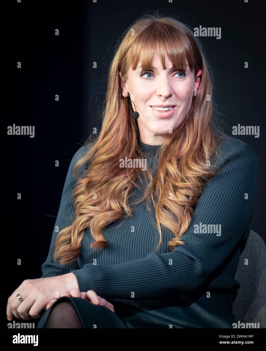 Deputy Labour Party leader Angela Rayner, speaks at the Convention of ...