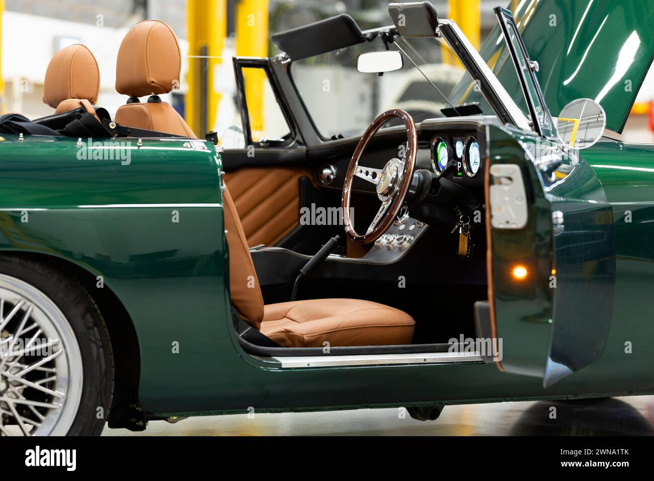 File Photo Electric RBW Roadster. The battery powered classic car is ...