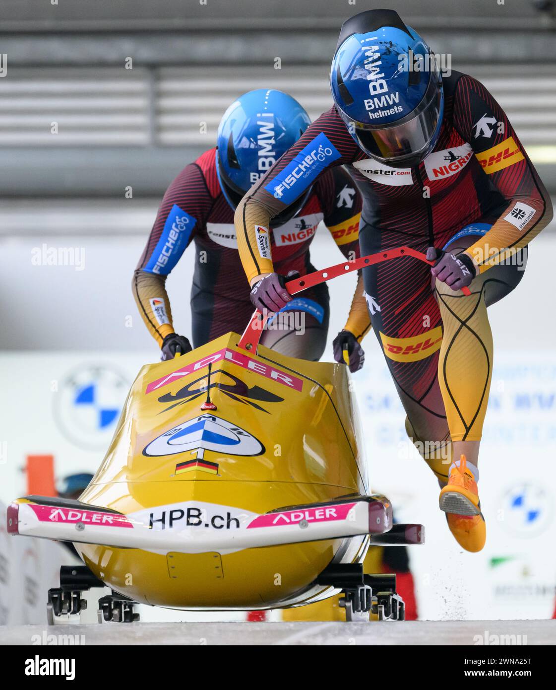 Winterberg, Germany. 01st Mar, 2024. Bobsleigh: World Championships ...