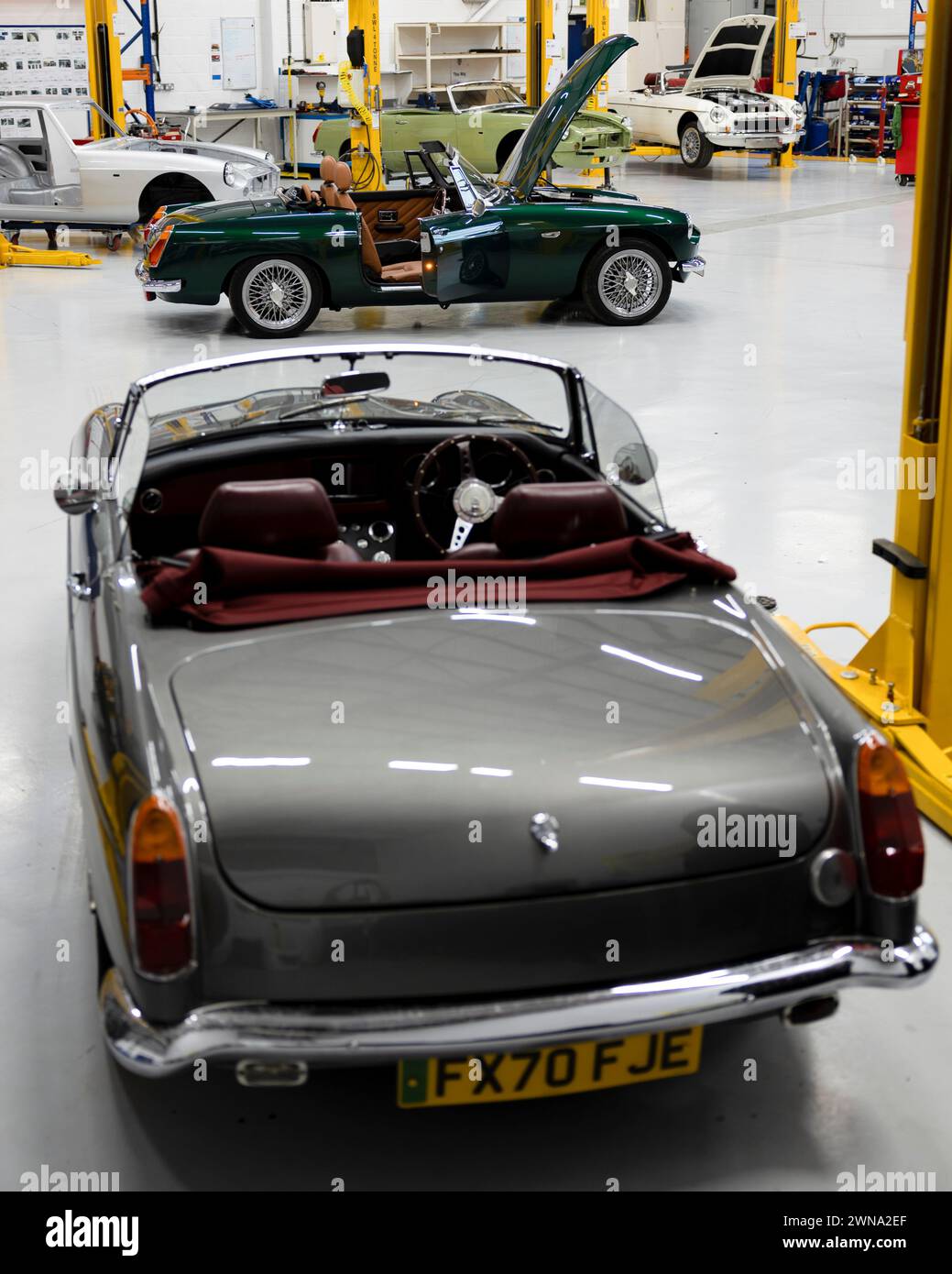 File Photo Electric RBW Roadster. The battery powered classic car is ...