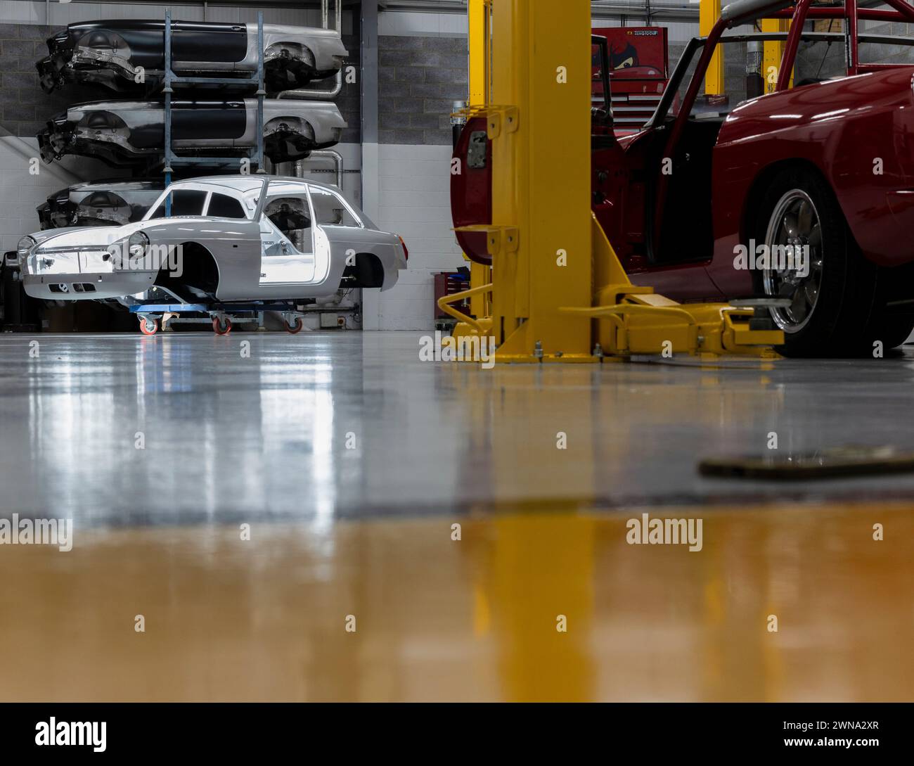 File Photo Electric RBW Roadster. The battery powered classic car is ...