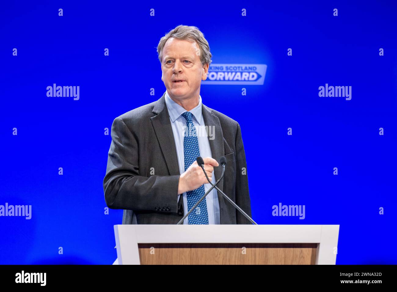 Scottish Secretary Alister Jack speaking during the Scottish ...