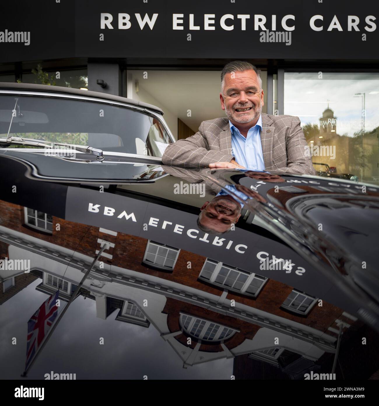 File Photo Electric RBW Roadster. The battery powered classic car is ...