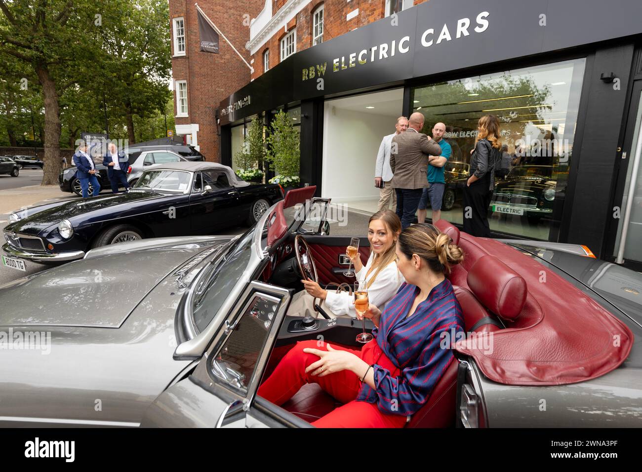File Photo Electric RBW Roadster. The battery powered classic car is ...