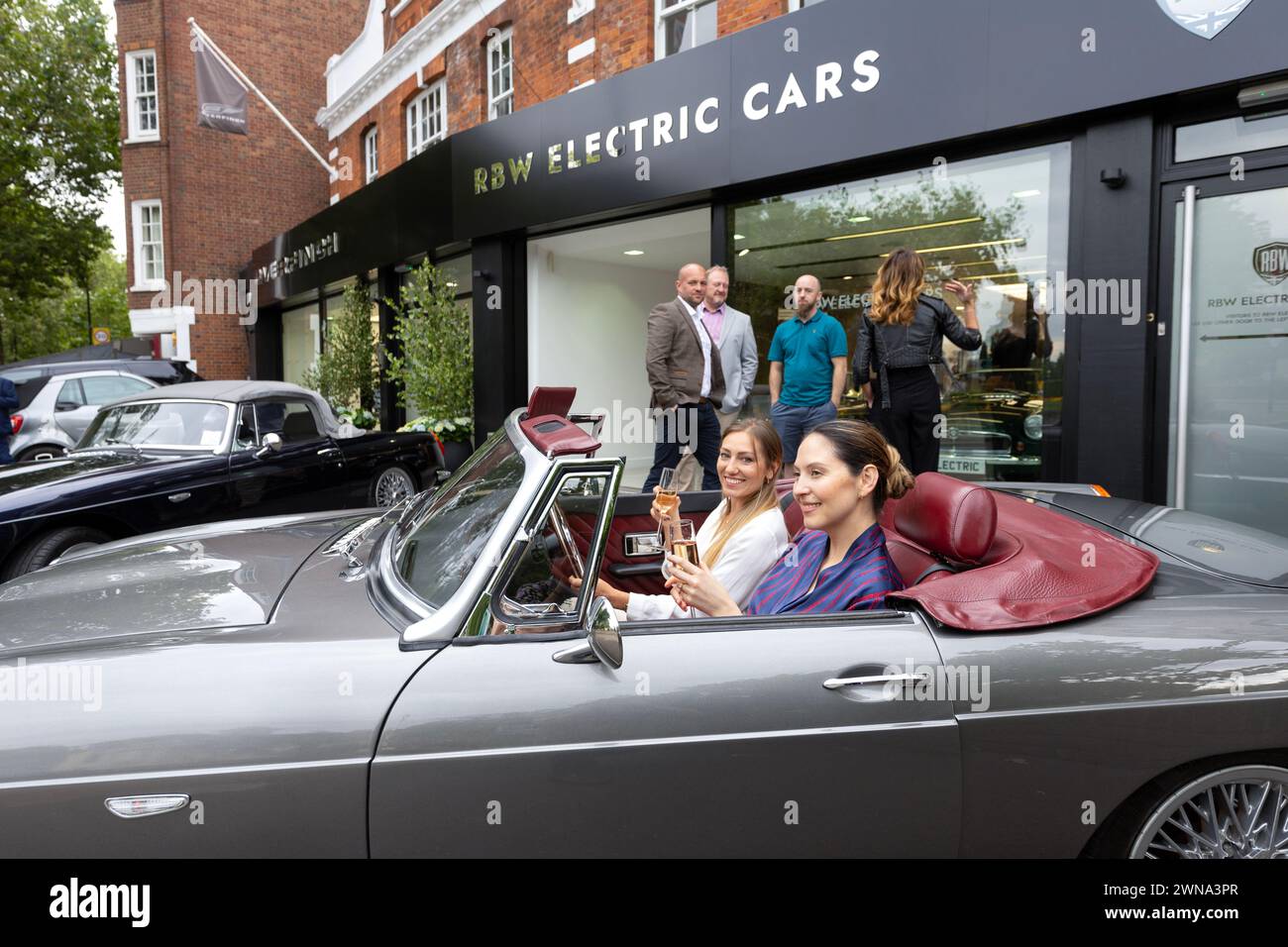 File Photo Electric RBW Roadster. The battery powered classic car is ...