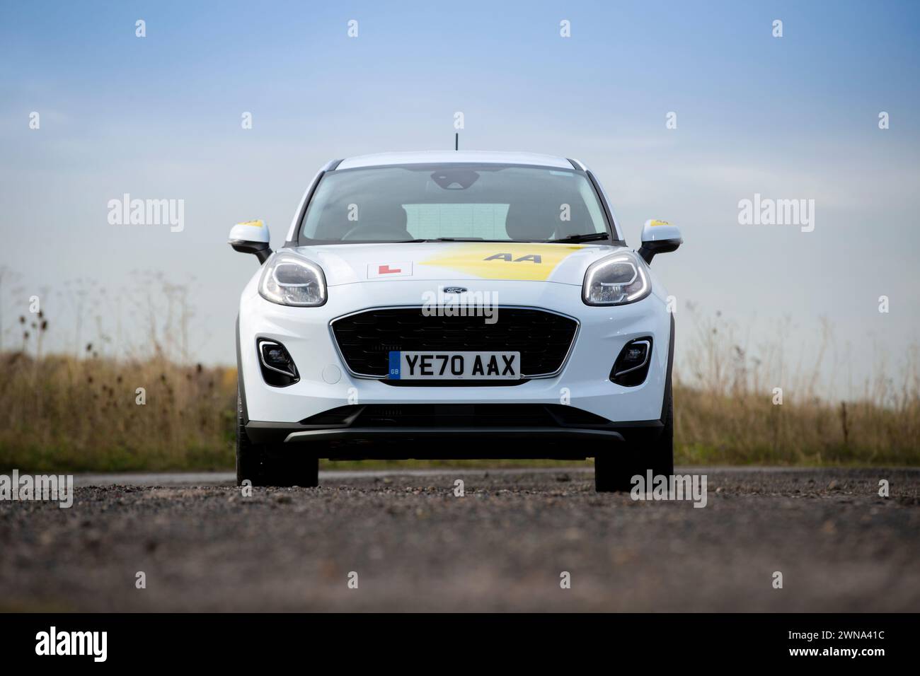 14/09/20 Ford Puma in AA Driving School livery Stock Photo - Alamy