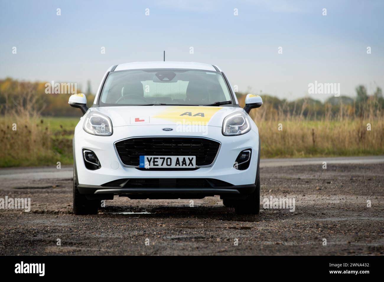 14/09/20 Ford Puma in AA Driving School livery Stock Photo - Alamy