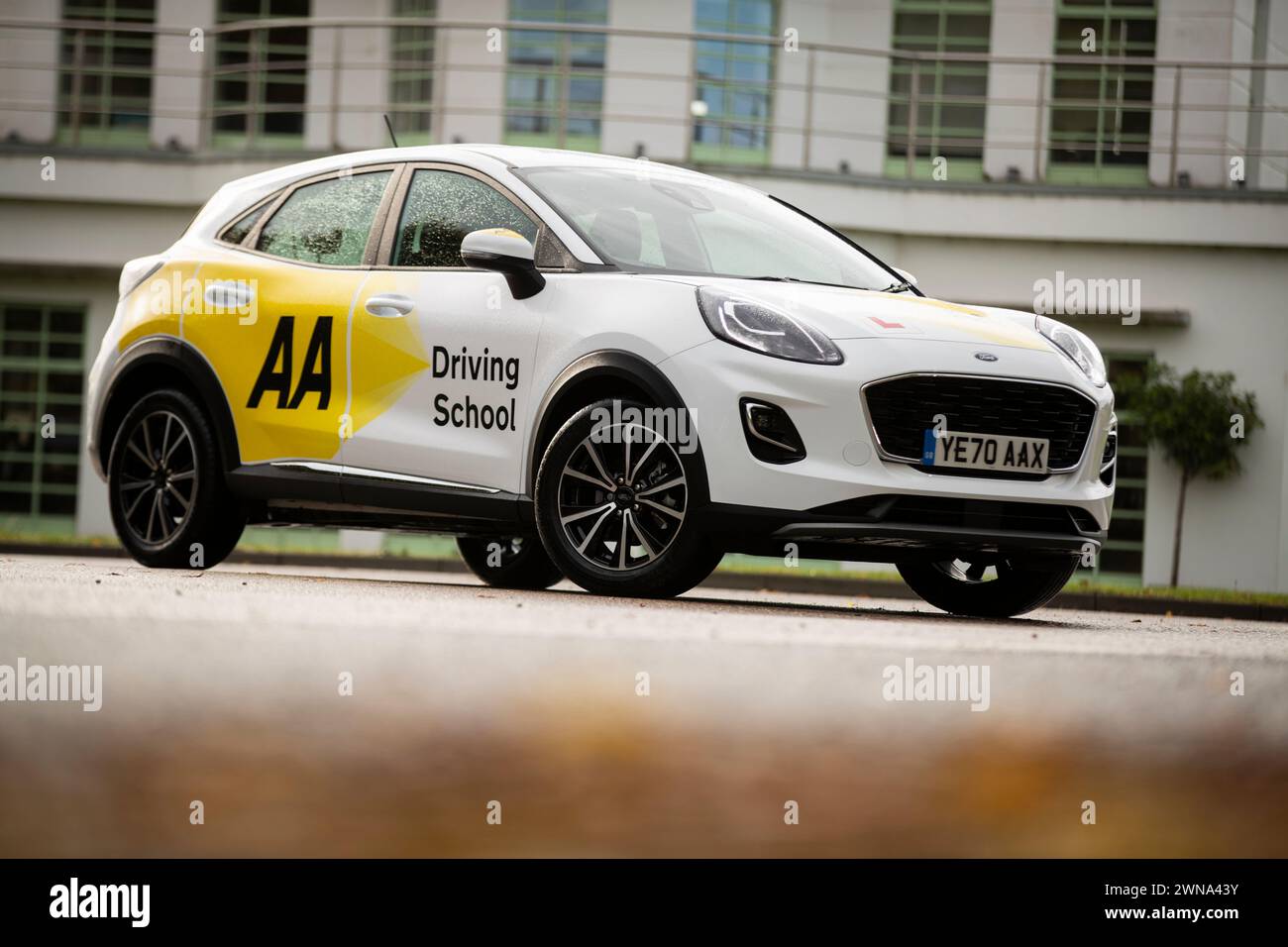 14/09/20 Ford Puma in AA Driving School livery Stock Photo - Alamy