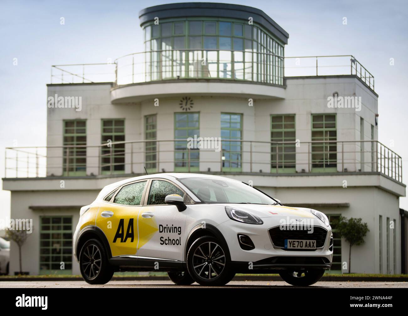 14/09/20 Ford Puma in AA Driving School livery Stock Photo - Alamy