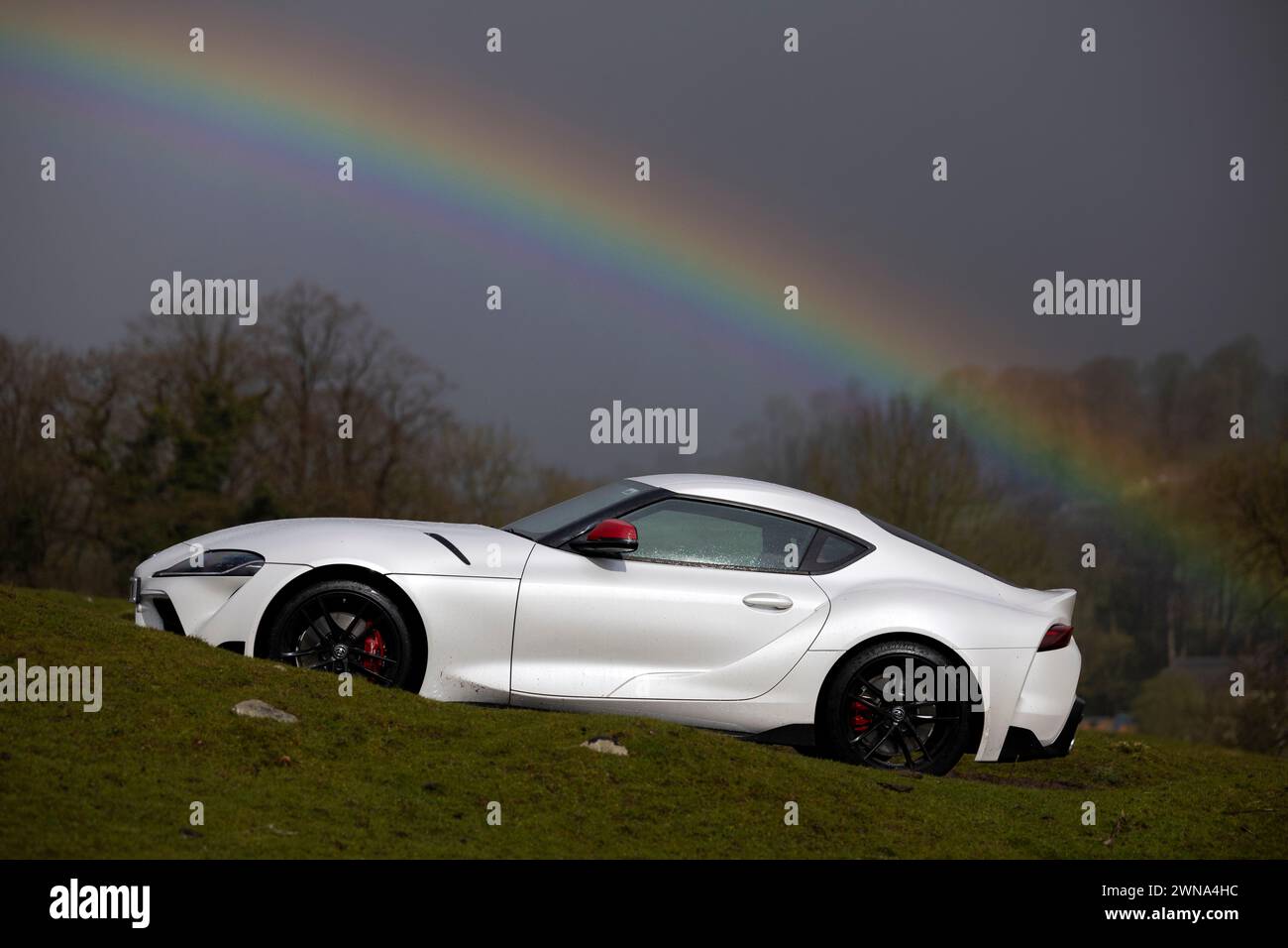 07/04/22 Toyota GR Supra Fuji, Staffordshire, UK Stock Photo - Alamy