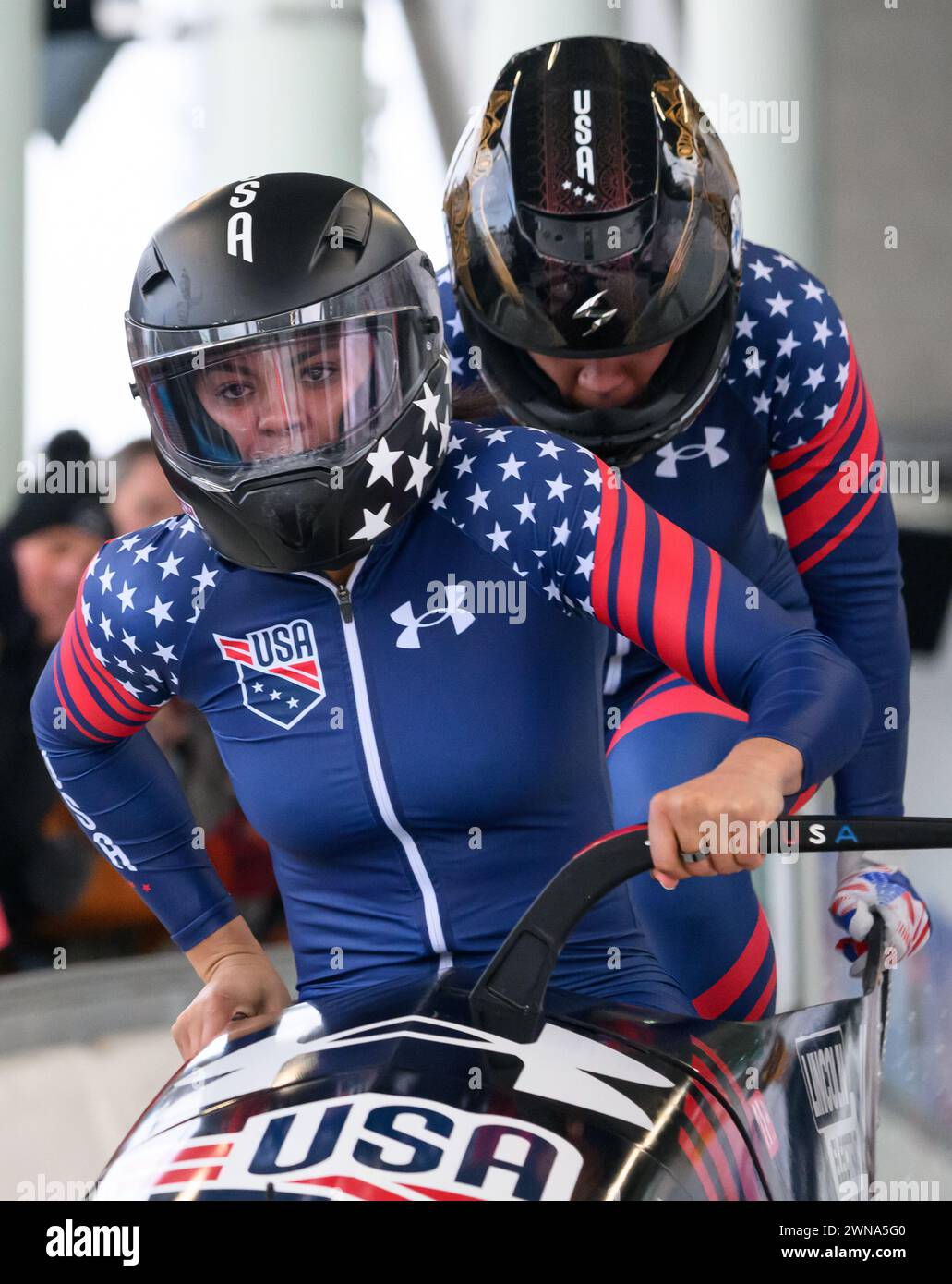 Winterberg, Germany. 01st Mar, 2024. Bobsleigh: World Championships ...