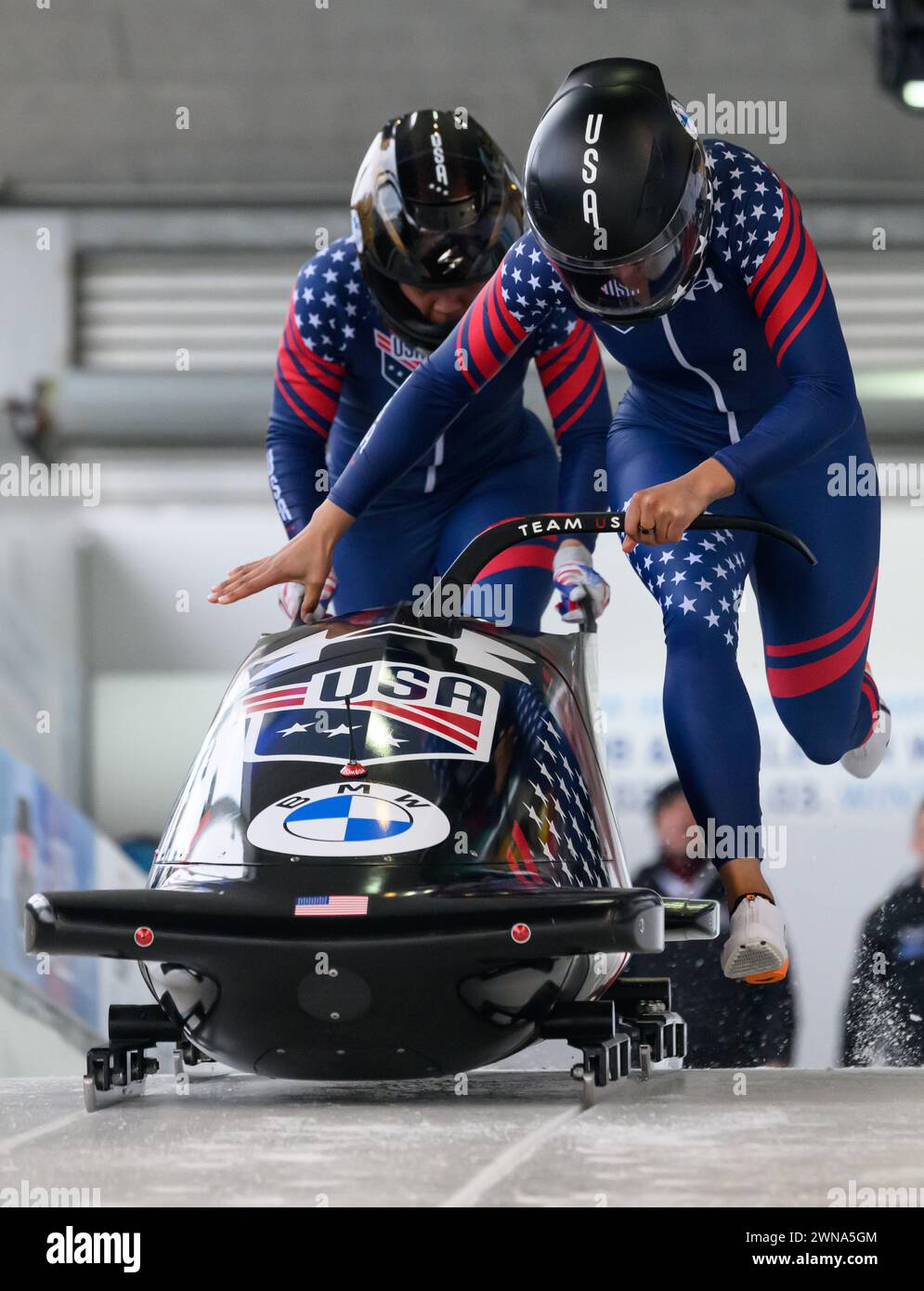 Winterberg, Germany. 01st Mar, 2024. Bobsleigh: World Championships ...