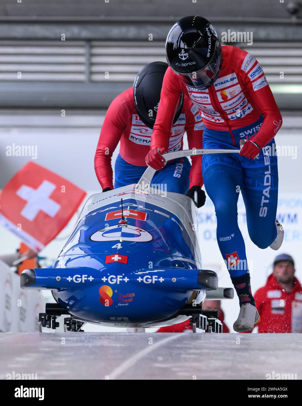 Winterberg, Germany. 01st Mar, 2024. Bobsleigh: World Championships ...