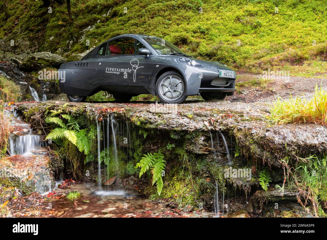 04/10/22 The Riversimple Rasa in the Elan Valley, Wales. A batch seven ...