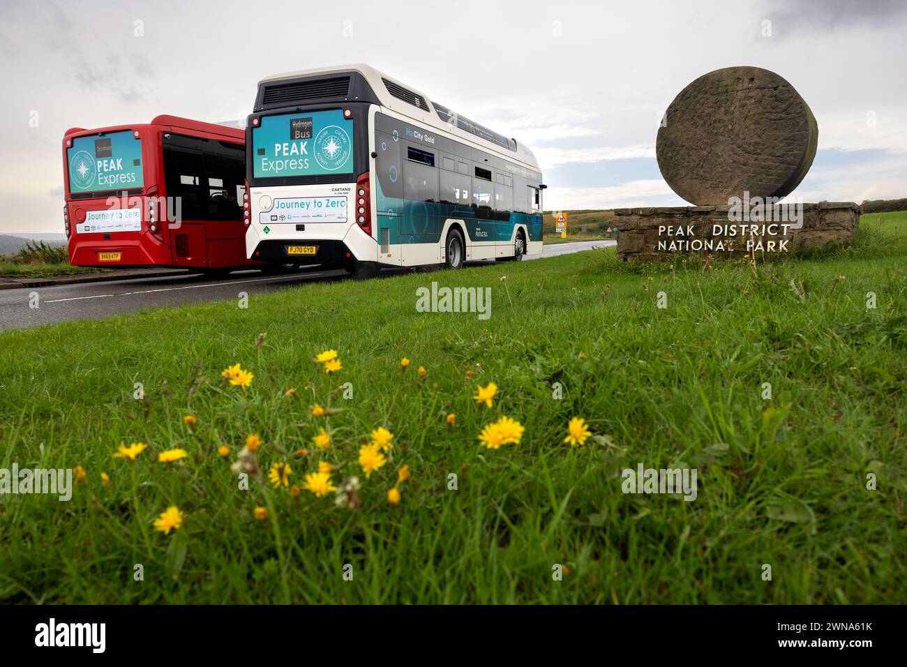 06/09/22 Commission MccLi0000634 Assigned A fully electric bus (red) is ...