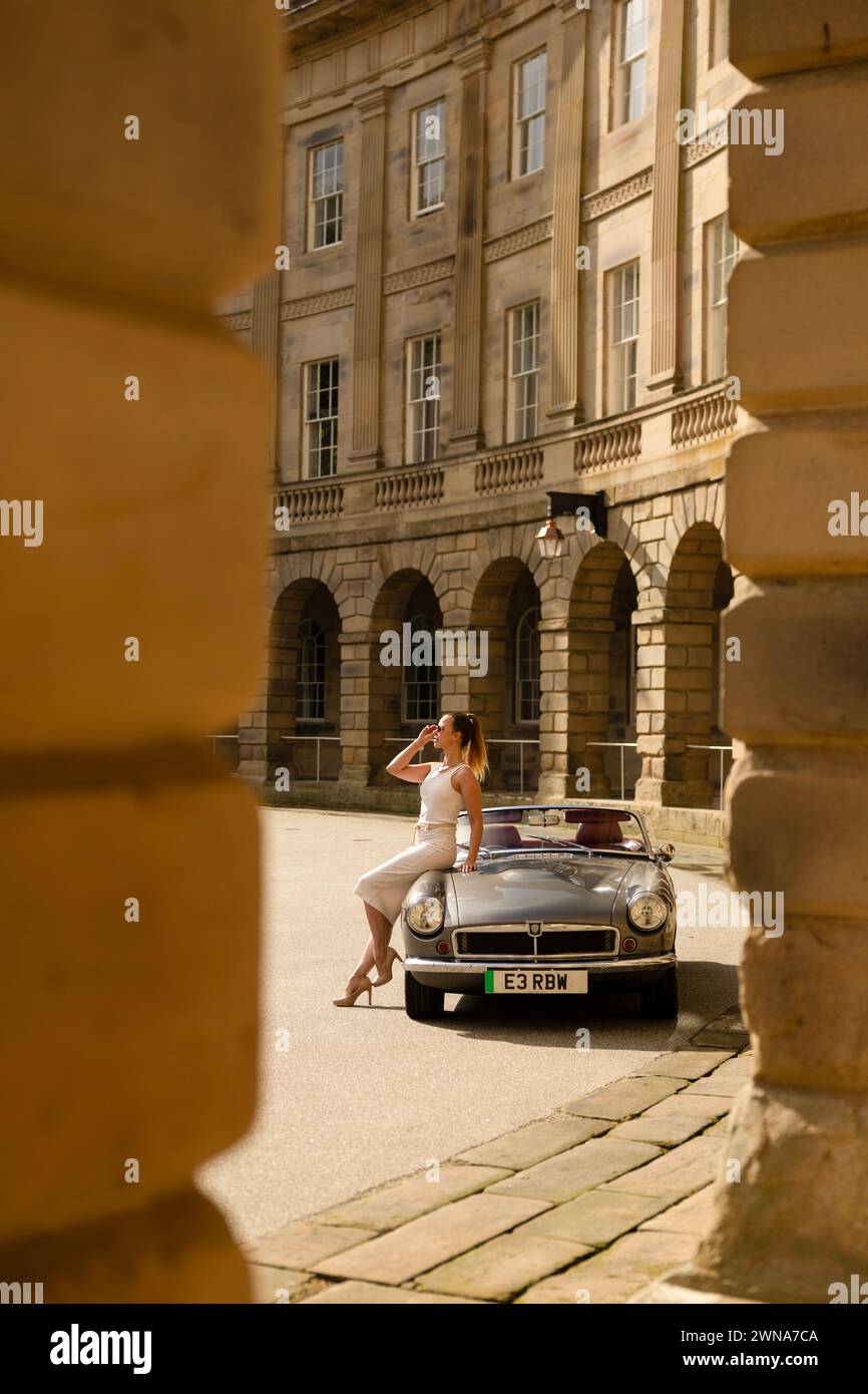 File Photo Electric RBW Roadster. The battery powered classic car is ...
