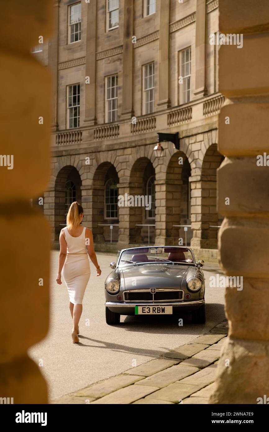 File Photo Electric RBW Roadster. The battery powered classic car is ...