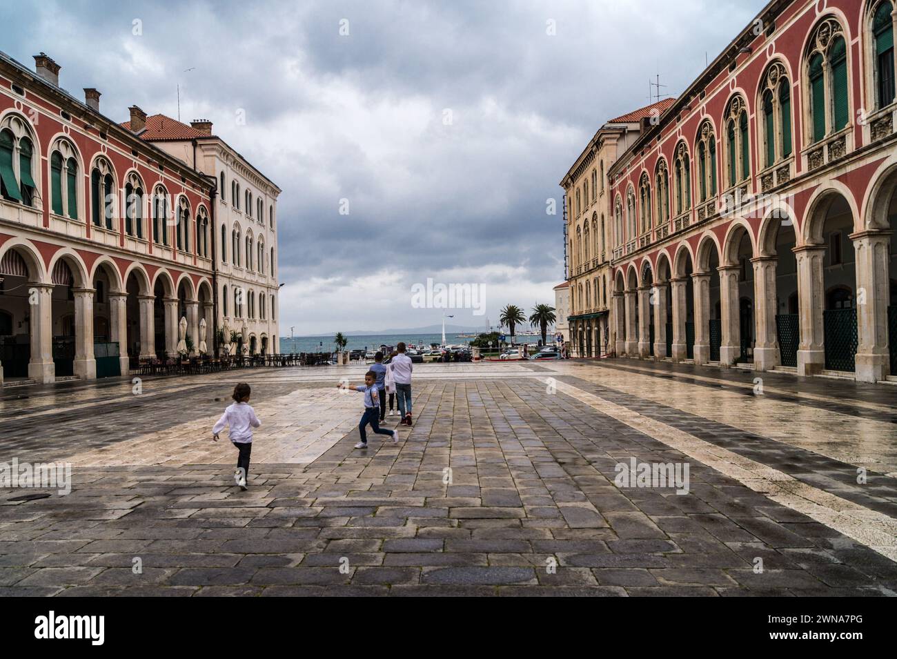 Republic Square, Prokurative, Split, Croatia Stock Photo - Alamy