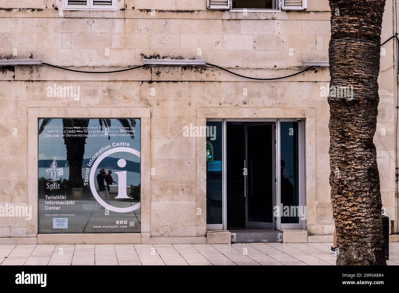 Tourist office, Split, Croatia Stock Photo - Alamy