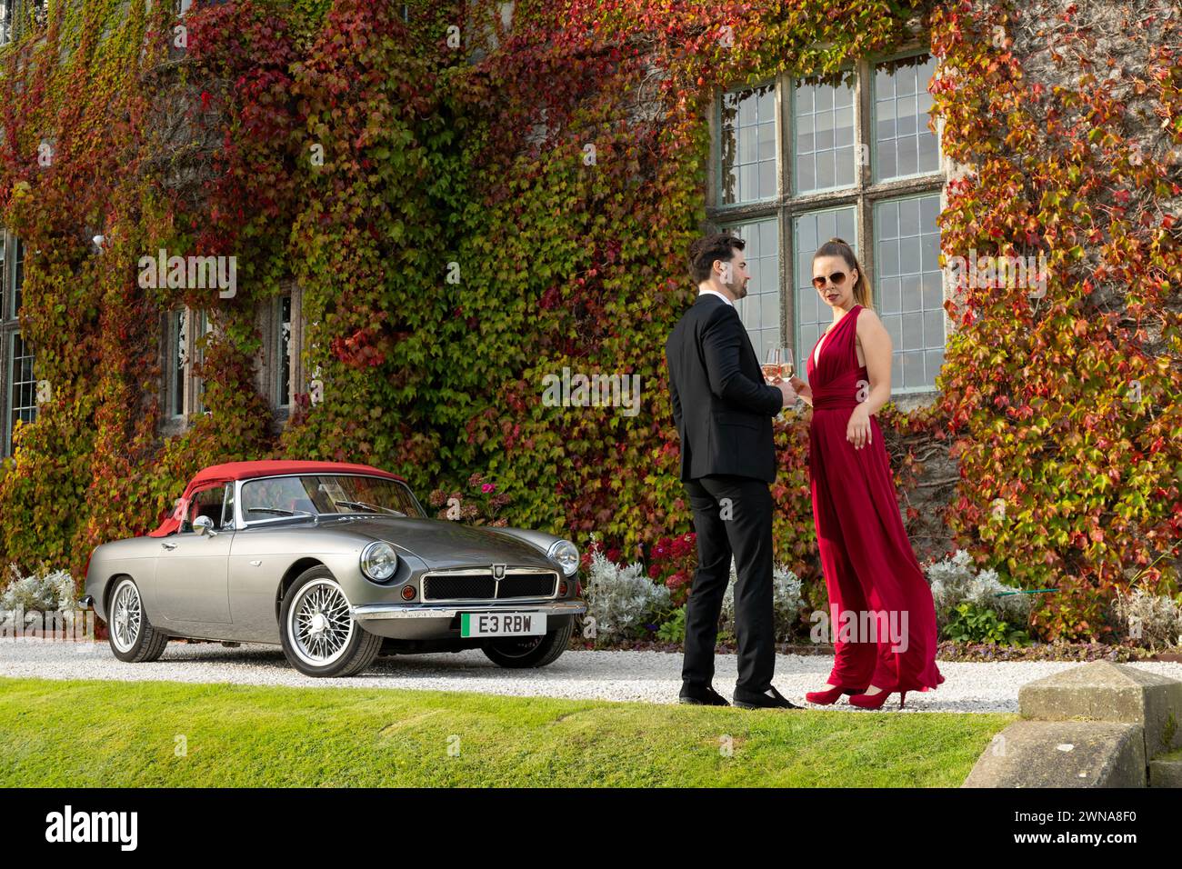 File Photo Electric RBW Roadster. The battery powered classic car is ...