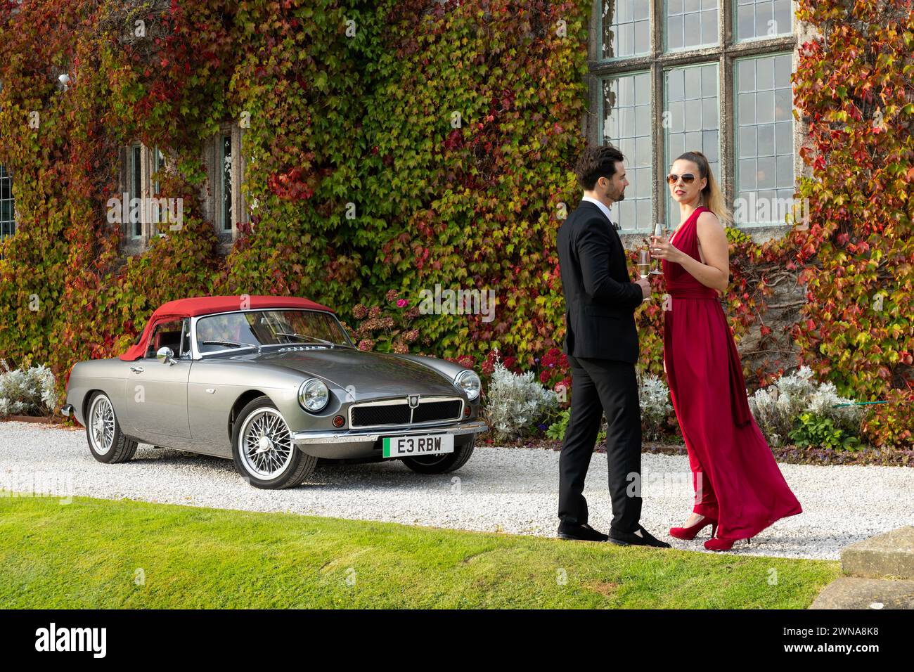 File Photo Electric RBW Roadster. The battery powered classic car is ...