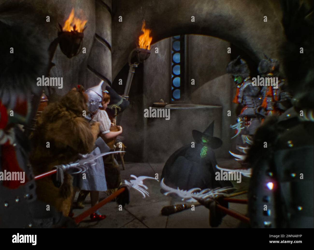 USA. Judy Garland, Ray Bolger, Margaret Hamilton, Jack Haley, Bert Lahr ...