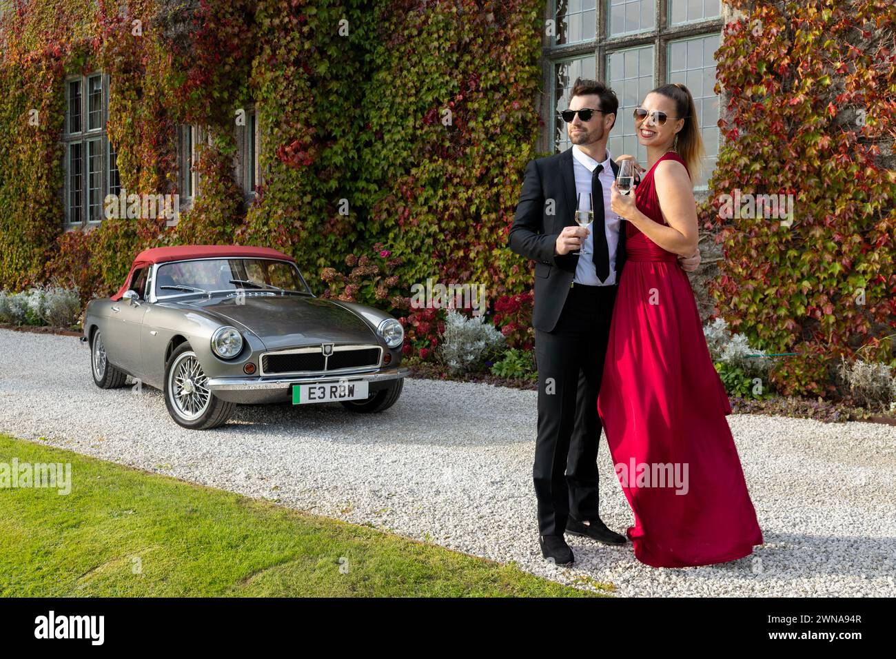 File Photo Electric RBW Roadster. The battery powered classic car is ...