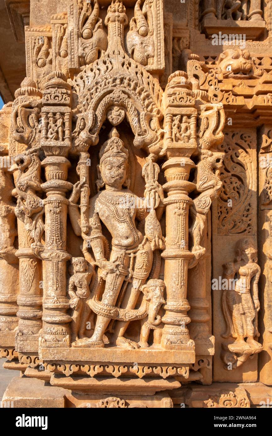 Neminath jain temple wall hi-res stock photography and images - Alamy