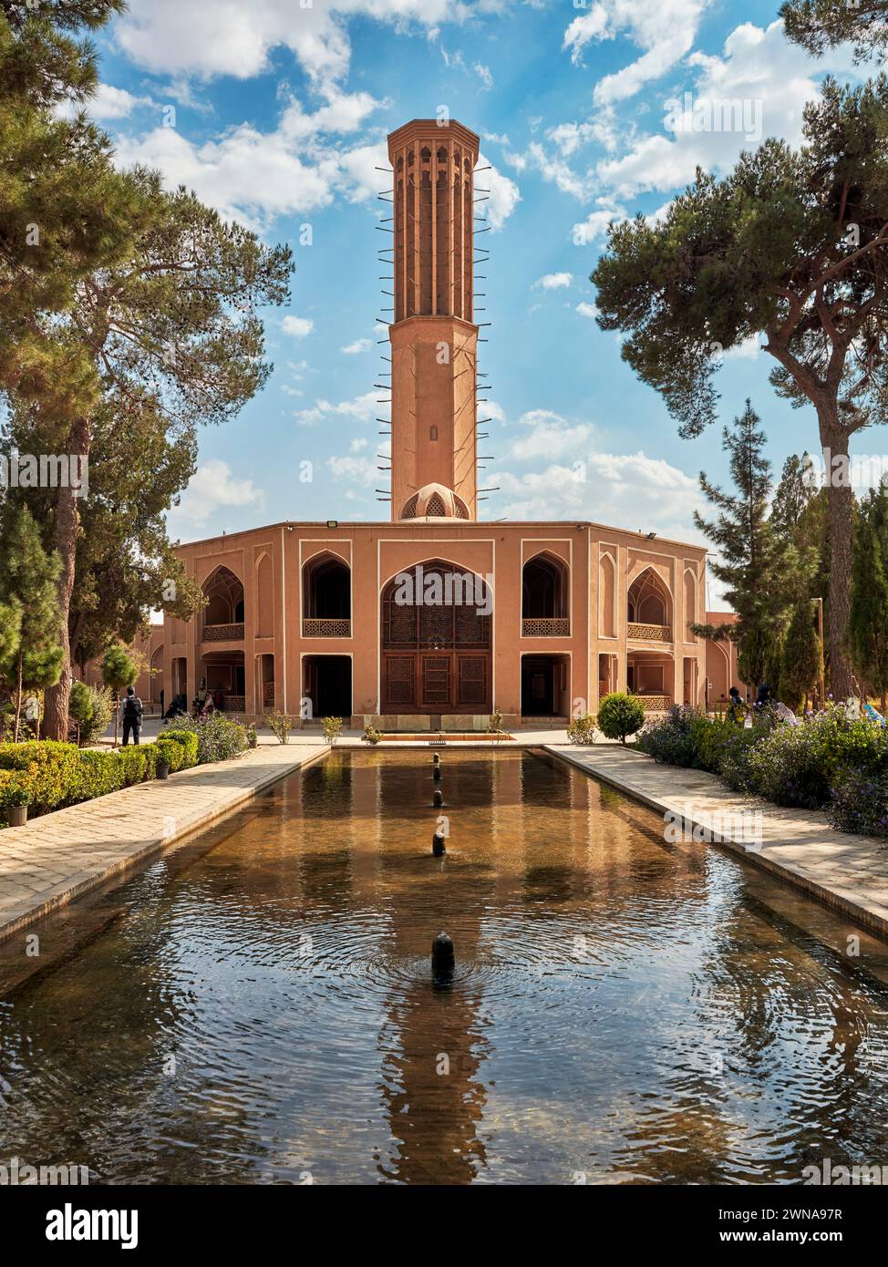 33-meter high 18th century octagonal windcatcher (badgir), the tallest ...