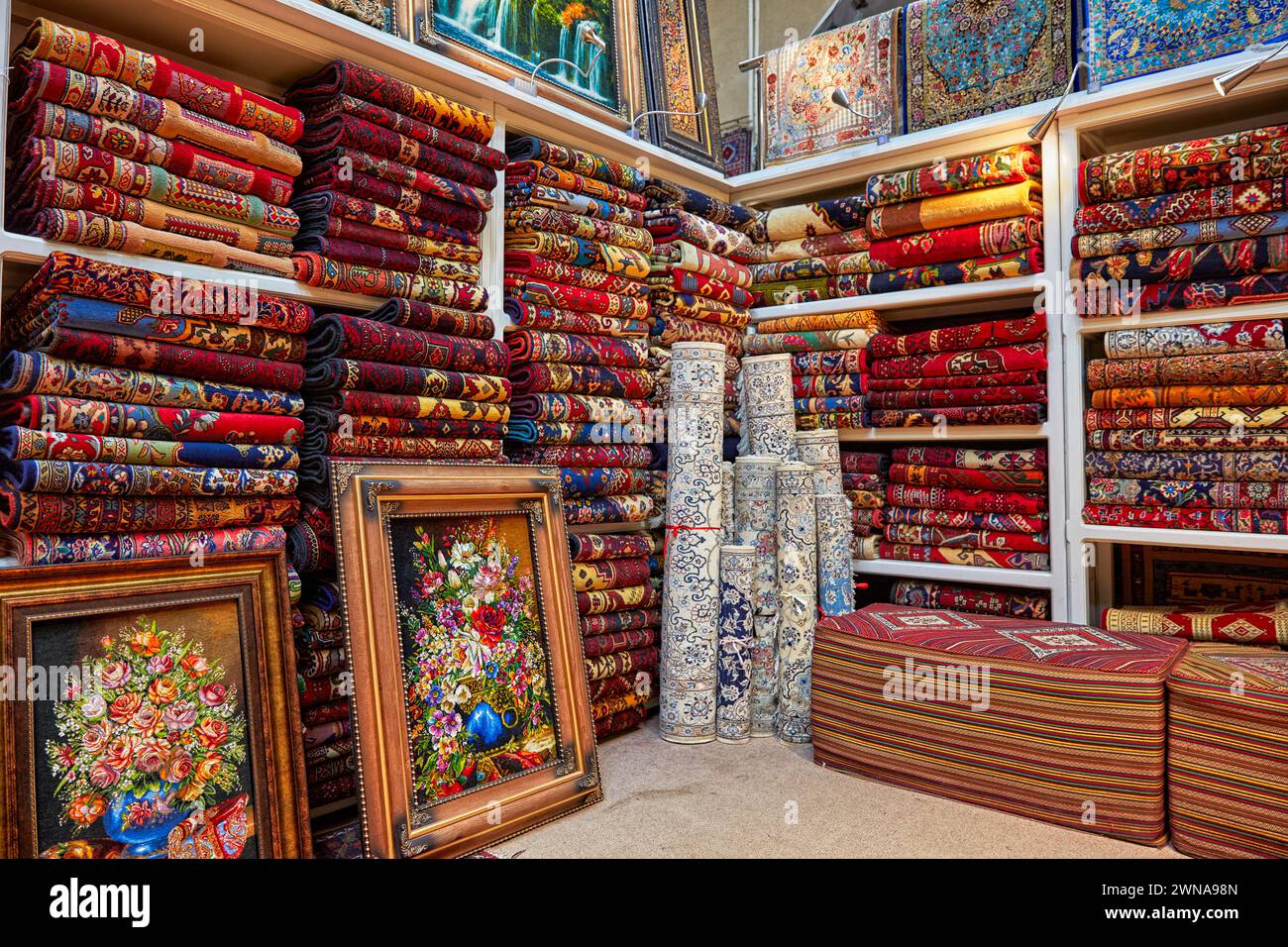 Iran persian carpet hi-res stock photography and images - Alamy