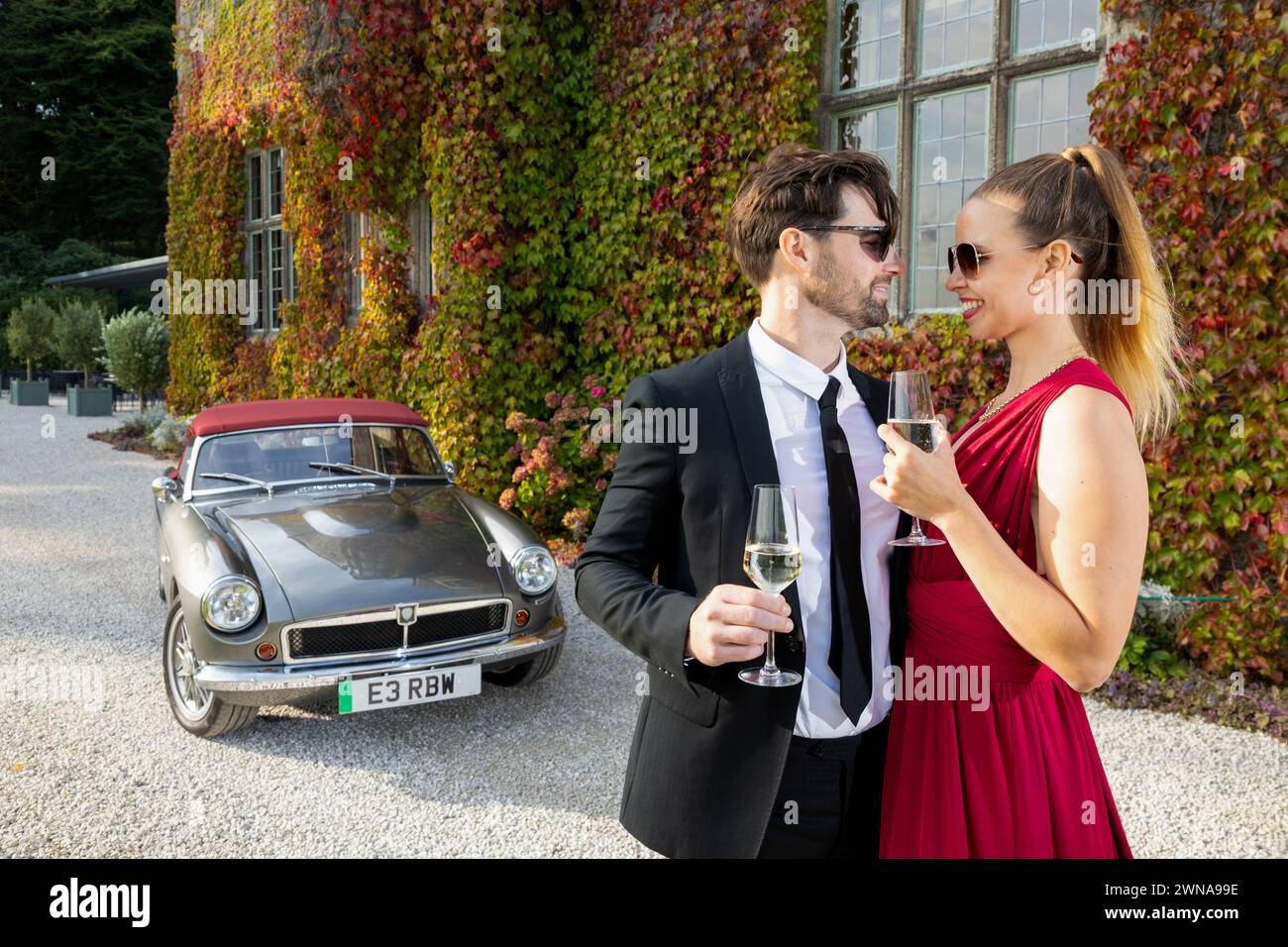 File Photo Electric RBW Roadster. The battery powered classic car is ...