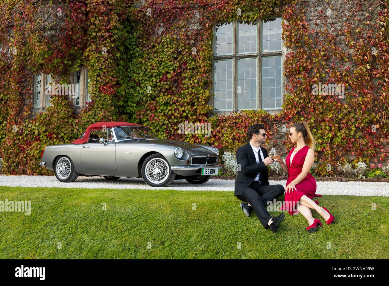 File Photo Electric RBW Roadster. The battery powered classic car is ...