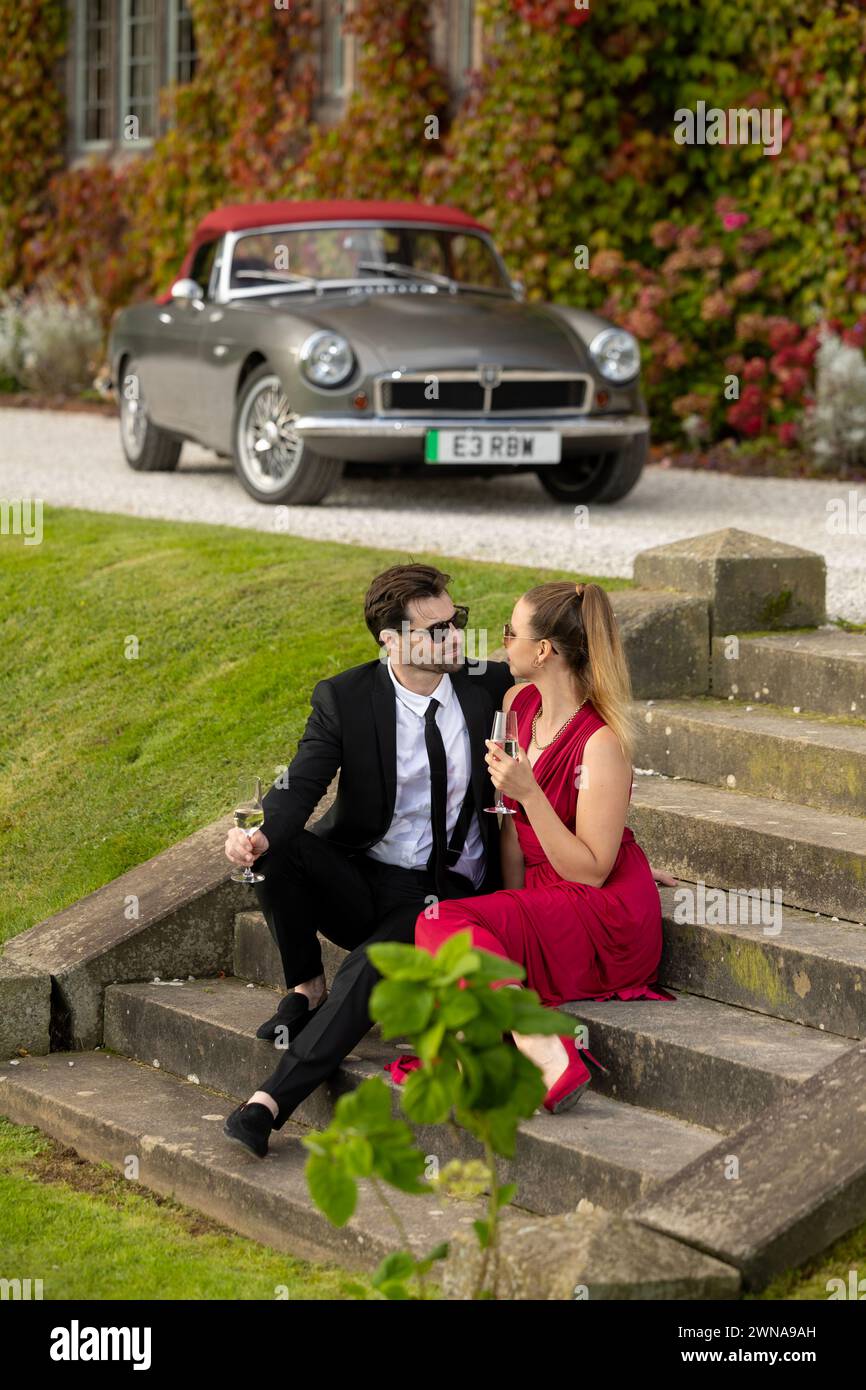 File Photo Electric RBW Roadster. The battery powered classic car is ...