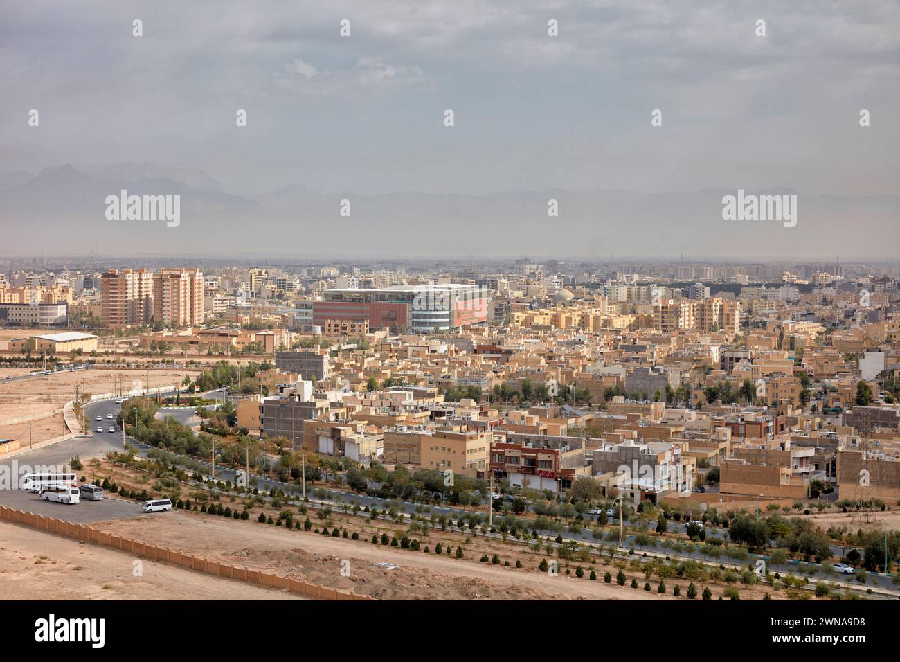 Aerial view of the southern part of Yazd city, Iran Stock Photo - Alamy
