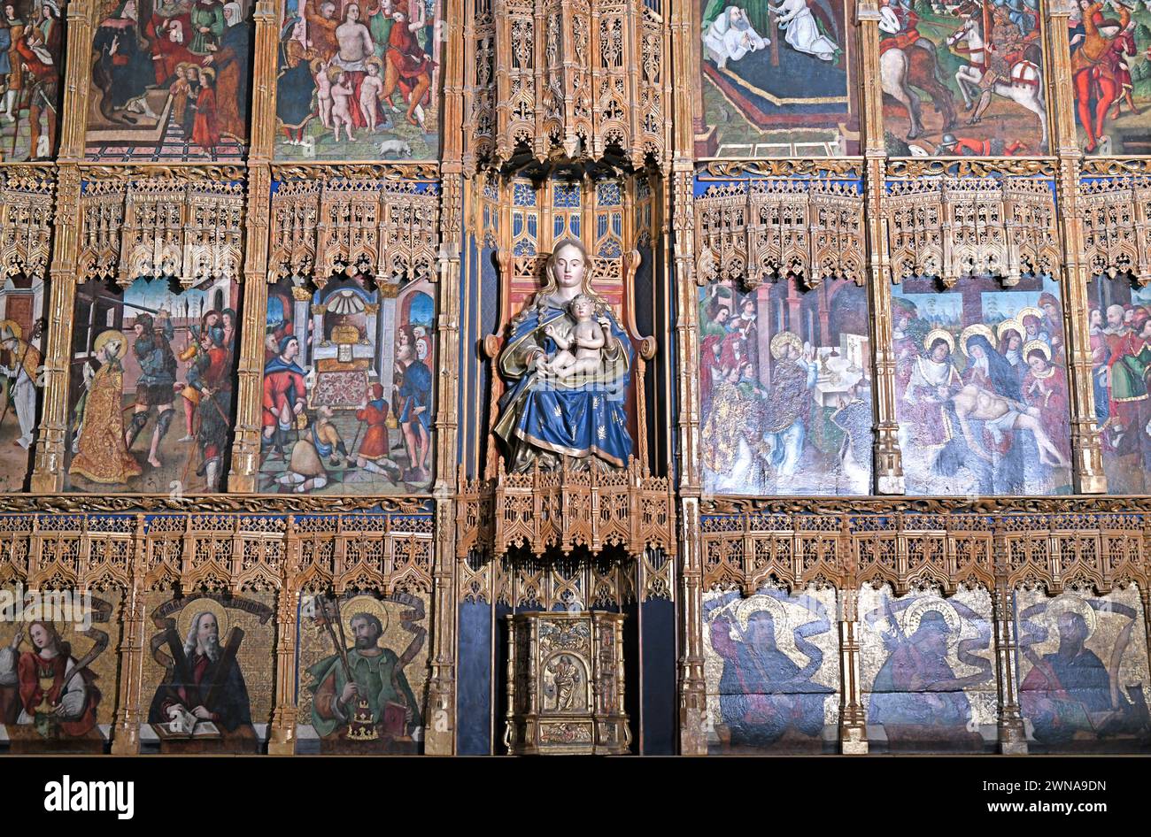 Santa Maria de la Regla cathedral (gothic 13-14th century). San Babiles ...