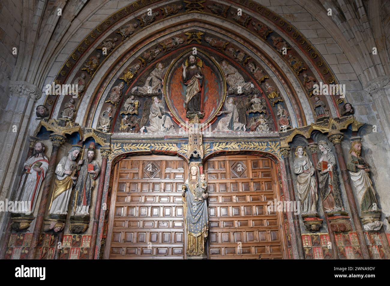 Santa Maria de la Regla cathedral (gothic 13-14th century). La Virgen ...