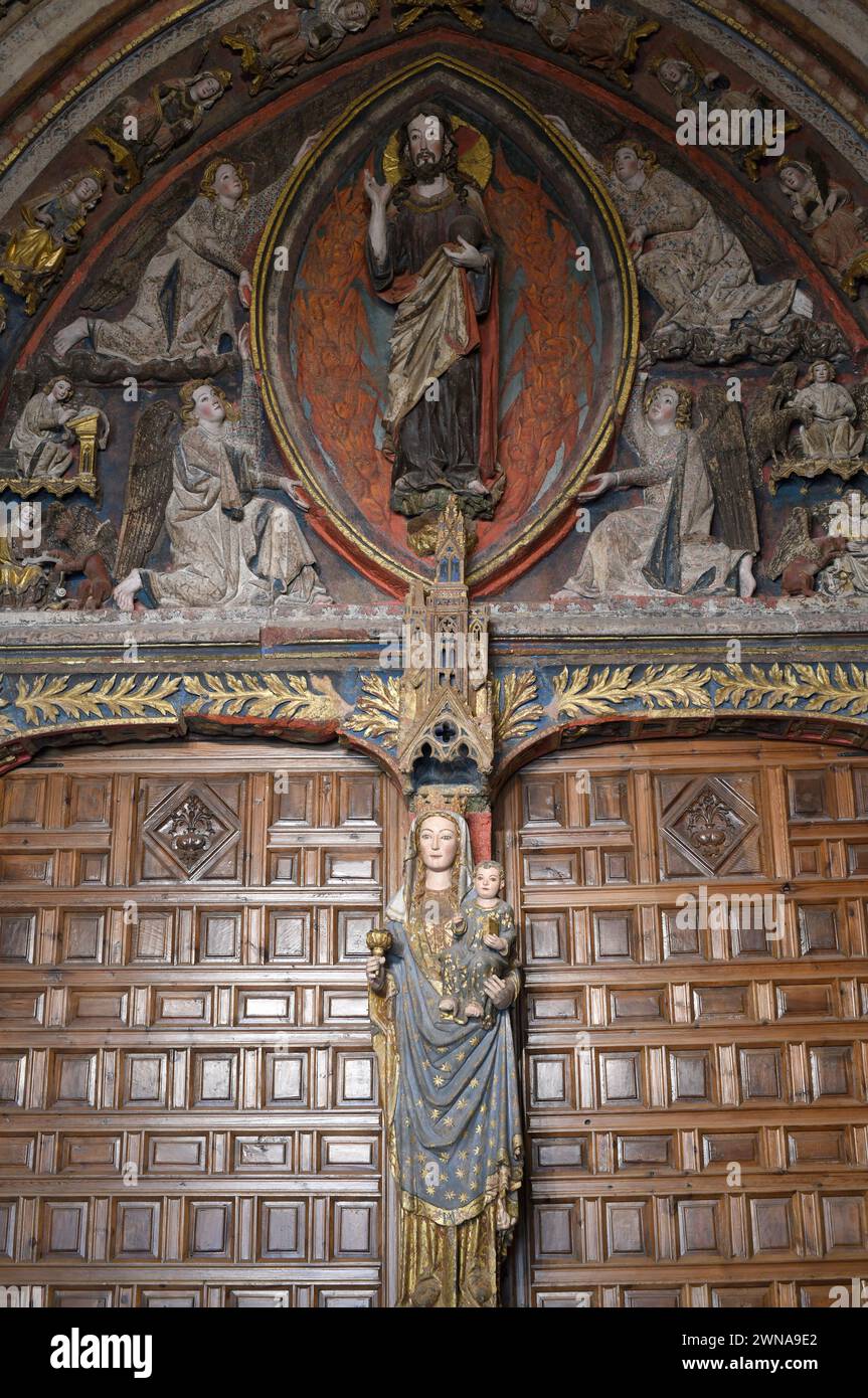 Santa Maria de la Regla cathedral (gothic 13-14th century). La Virgen ...