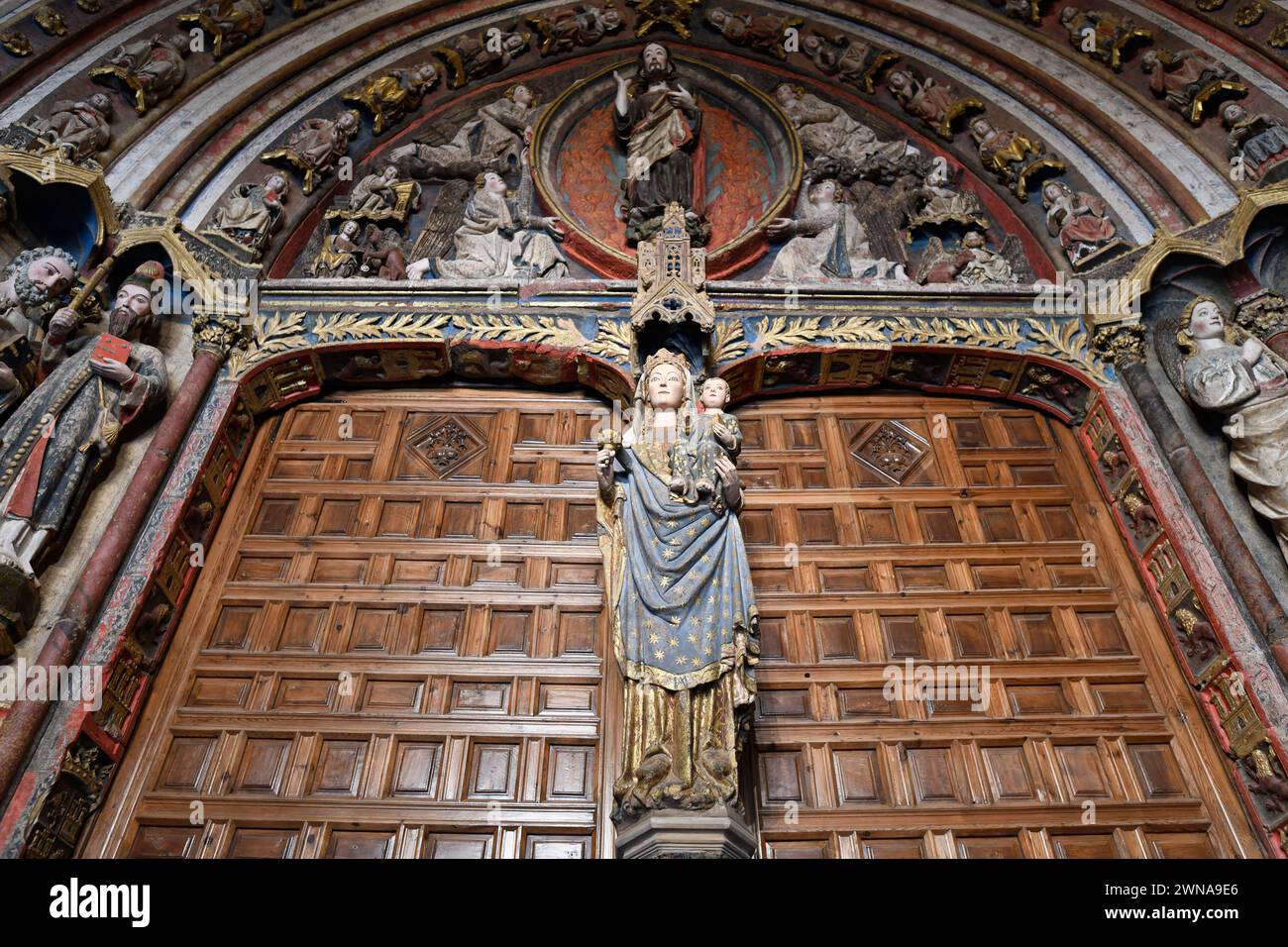Santa Maria de la Regla cathedral (gothic 13-14th century). La Virgen ...